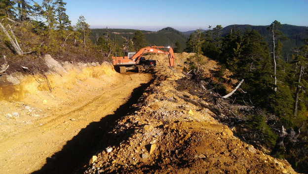 Logging Road Construction for BC Timber Sales - North Island Rockpro Inc